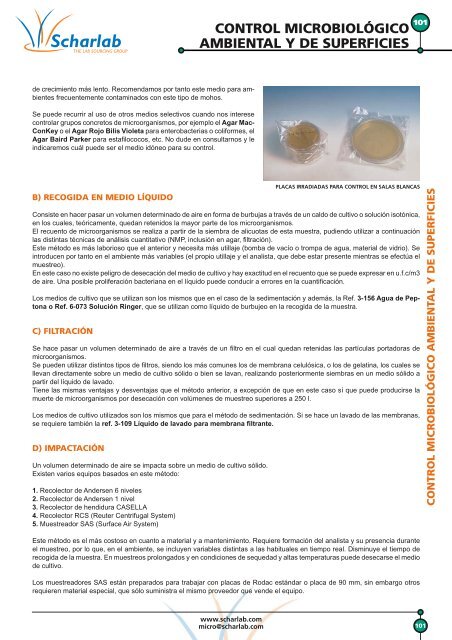 CONTROL MICROBIOLÓGICO A