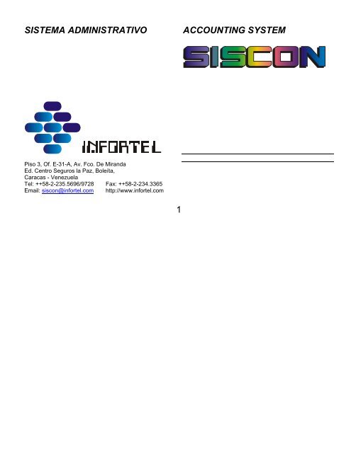 Sistema Administrativo SISCON