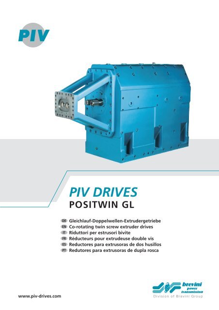 PIV DRIVES - sensor