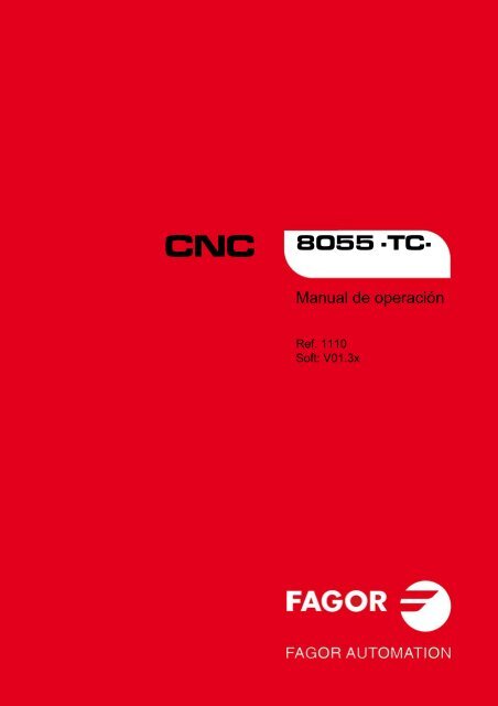 ES: man_8055tc_opt.pdf - Fagor Automation