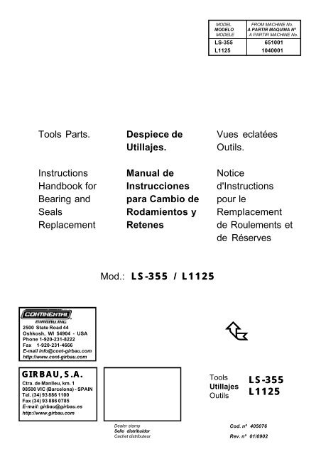 LS-355 / L1125 - The Fowler Companies