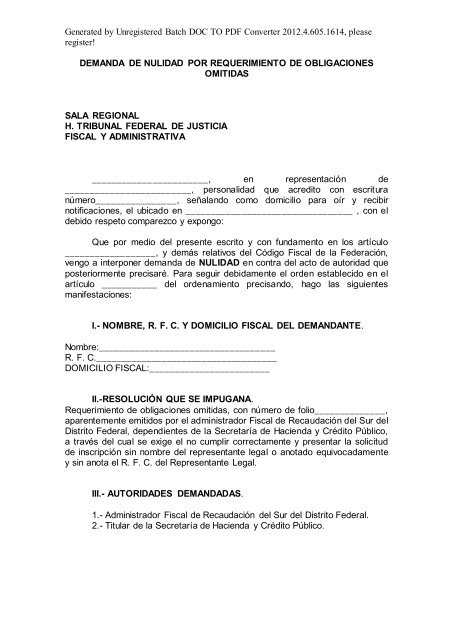Formato Juicio De Nulidad Fiscal Cdmx - Image to u Formato Juicio De Nulidad Fiscal Cdmx - Image to u
