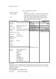 Bid Notice Abstract Request for Quotation (RFQ) Reference Number ...