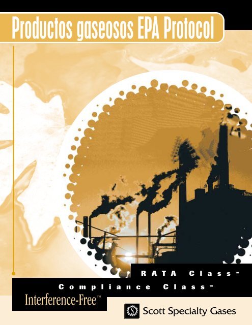 Productos gaseosos EPA Protocol - Scott Specialty Gases