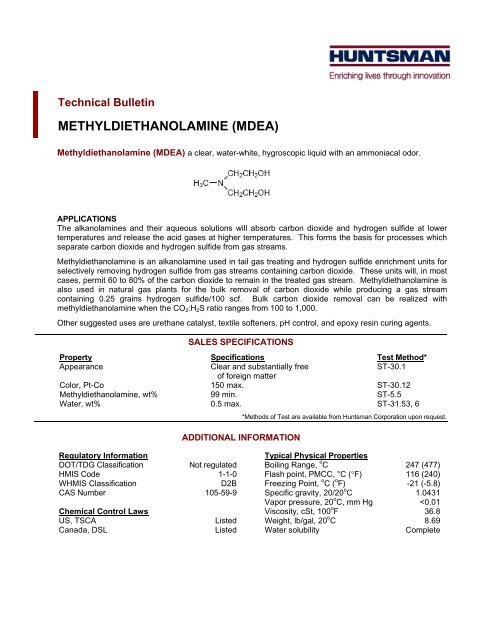 Methyldiethanolamine (MDEA)