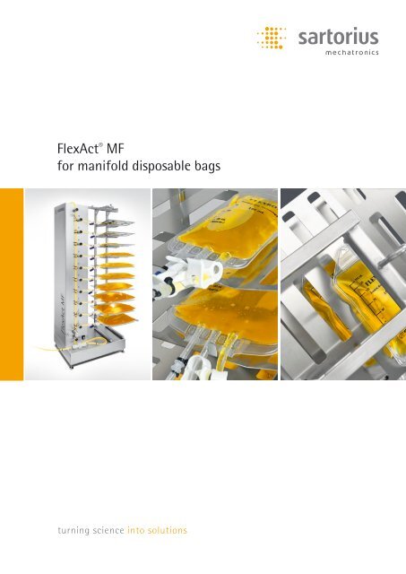 FlexAct® MF for manifold disposable bags