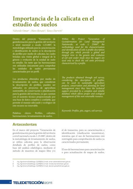 Importancia de la calicata en el estudio de suelos - IEE