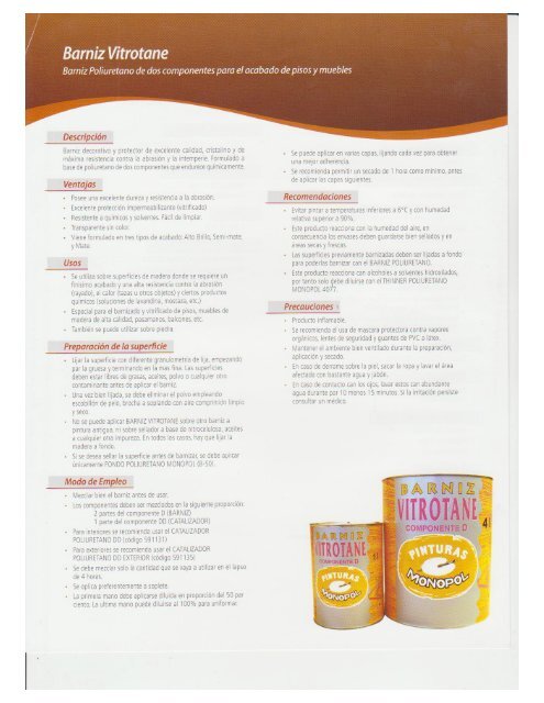 Descargar ficha técnica - Pinturas Monopol