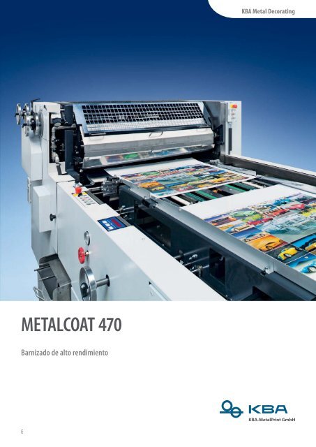 METALCOAT 470 - KBA MetalPrint