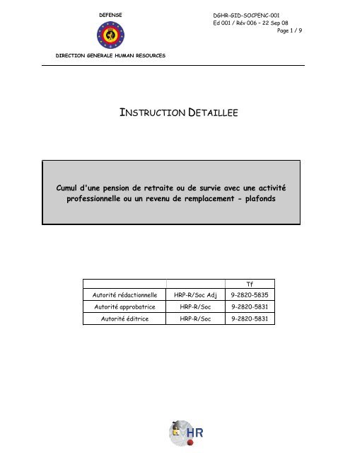 dghr-gid-socpenc-001 - VSOA Defensie – SLFP Défense