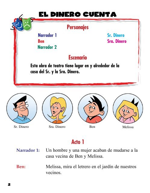 EL DINERO CUENTA - Teacher Created Materials