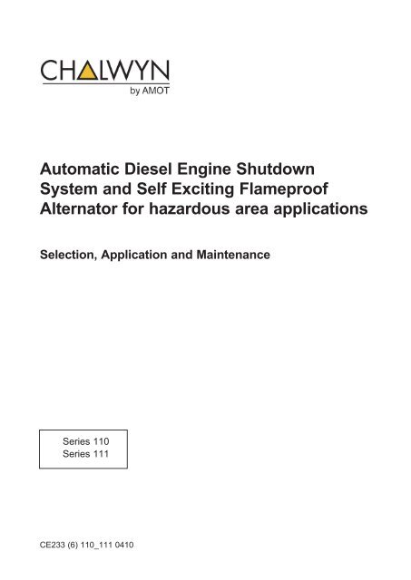 Automatic Diesel Engine Shutdown System and Self ... - Chalwyn