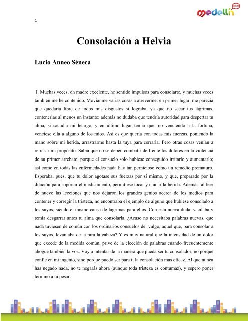 Consolación a Helvia Lucio Anneo Séneca