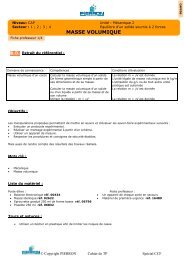 PLAN INCLINE - Pierron