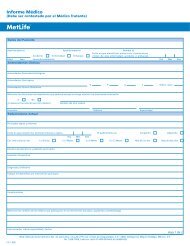 Formato de Datos Complementarios - MetLife