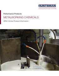 JEFFAMINE® POLYETHERAMINES