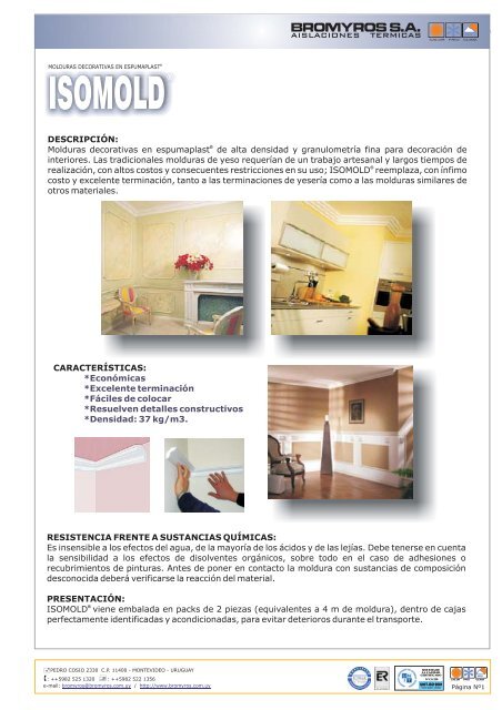 ISOMOLD® - BROMYROS SA