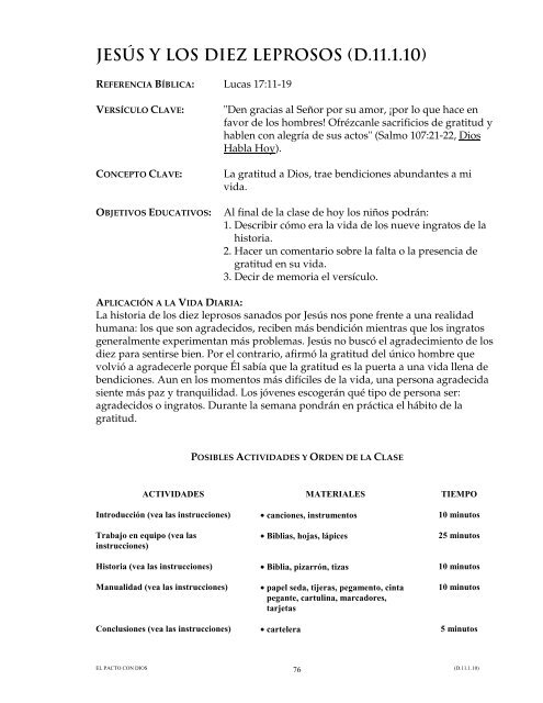 JESÚS Y LOS DIEZ LEPROSOS (D.11.1.10)