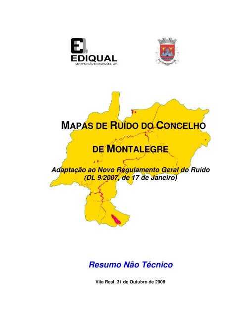 MAPAS RUÍDO CONCELHO MONTALEGRE