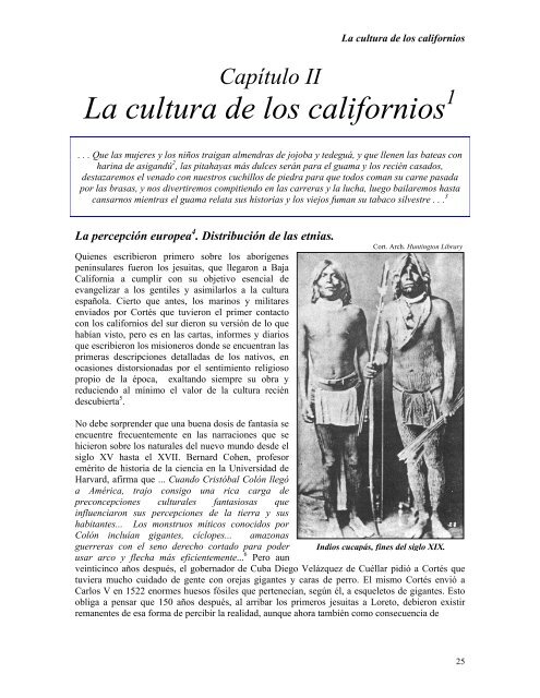 [6] La cultura de los californios. II