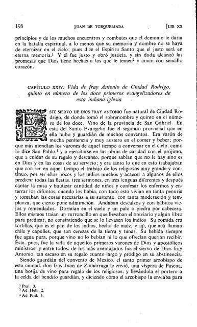 CAPÍTULO XXIV. Vida de fray Antonio de Ciudad Rodrigo, quinto en ...
