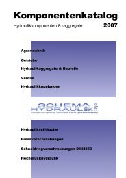 Kolbenstangen verchromt - Schema Hydraulik GmbH