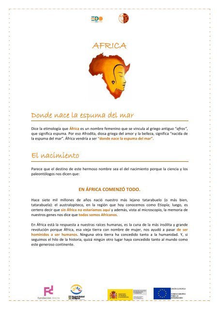 Conozco una canción de África, que habla de la jirafa y ... - E-mujeres