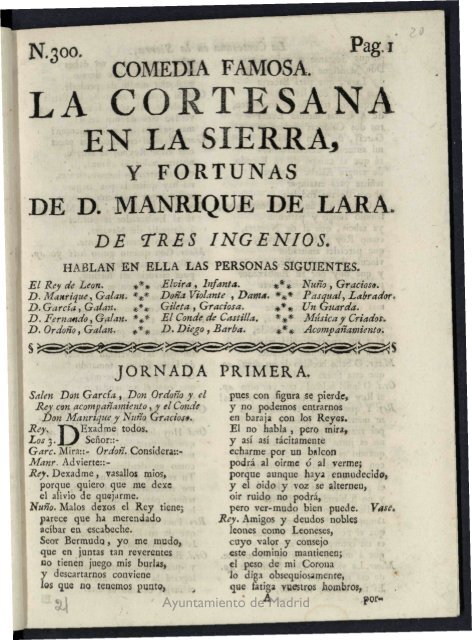 I Manr. - Memoria de Madrid