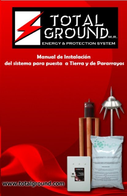 Manual de Operación e Instalación Tierras y ... - Total Ground