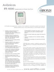 IFR 6000 data sheet - Aeroflex