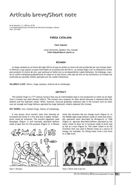 Fathi Habashi - Sociedad Española para la Defensa del Patrimonio ...