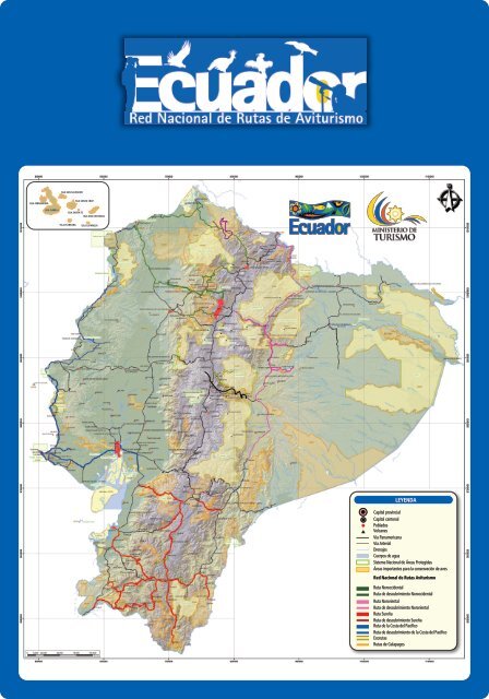 Map of National Birding Trail Network - Mindo Cloudforest Foundation