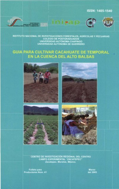 Guía Para Cultivar Cacahuate De Temporal En La ... - COFUPRO