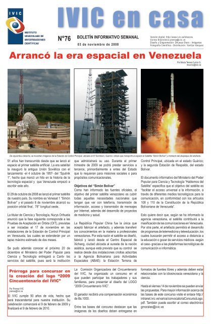 Edición 76 - IVIC