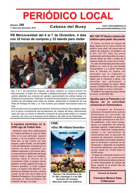 PERIÓDICO LOCAL - Cabeza del Buey