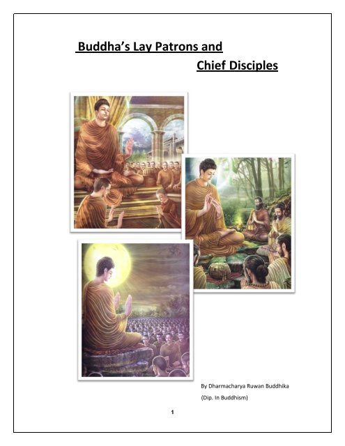 Buddha's Lay Patrons and Chief Disciples - Maithri Dhamma School ...