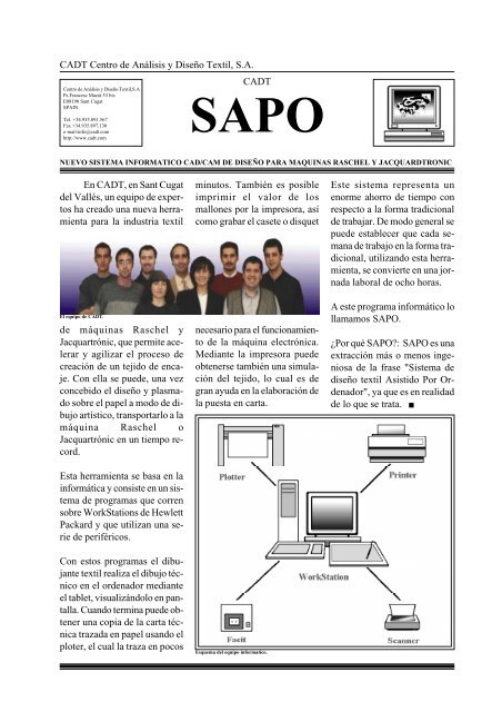 SAPO Software - CADT
