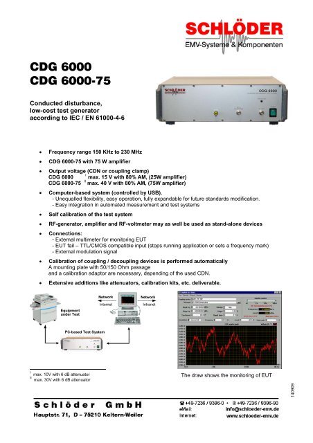 CDG 6000 CDG 6000-75