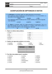 Ejercicios para practicar desde casa, diptongos e hiatos corregidos