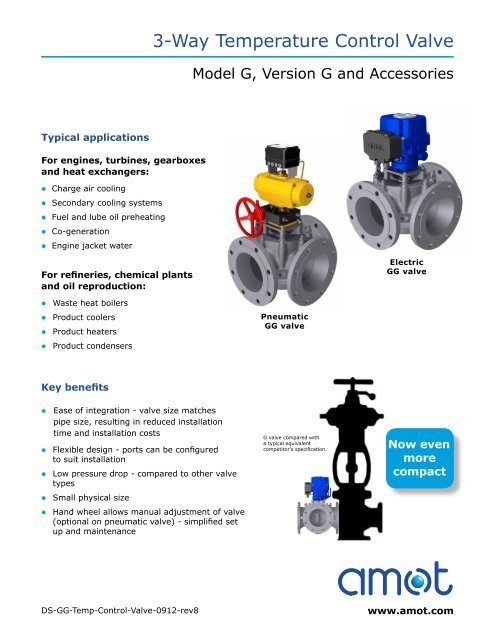 3-Way Temperature Control Valve - Amot