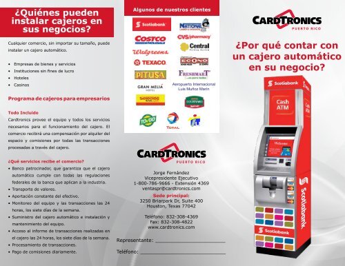 ¿Por qué contar con un cajero automático en su ... - Cardtronics
