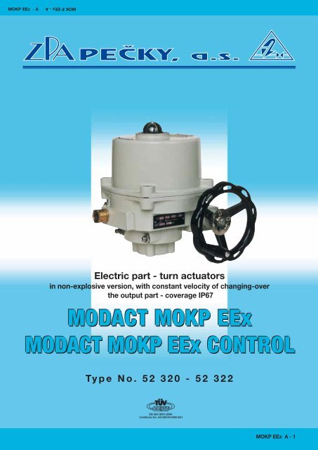 MODACT MOKP EEx MODACT MOKP EEx CONTROL MODACT ...