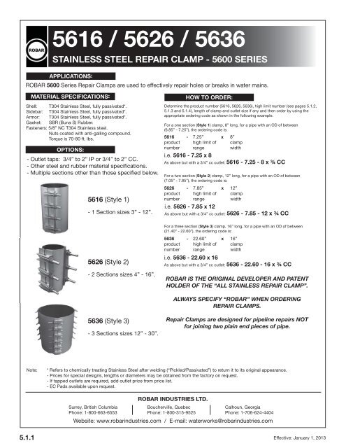 5616 - Robar Industries Ltd.