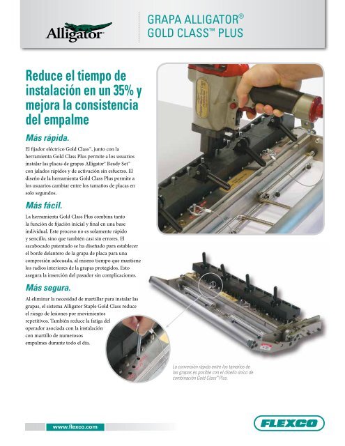 grapas Alligator® Gold Class™ Plus - Flexco