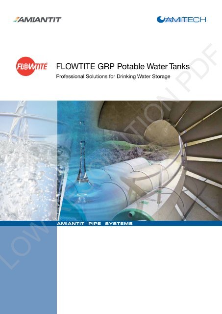 FLOWTITE GRP Potable Water Tanks - Amiantit