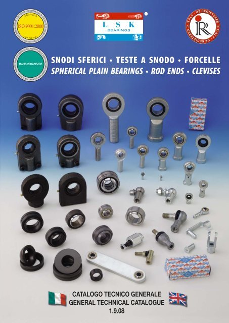 Spherical plain radial bearings