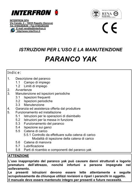 PARANCO YAK - Interfron