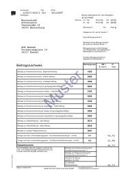 SV-Nachweise - Schmitt & Partner - Steuerberatungsgesellschaft