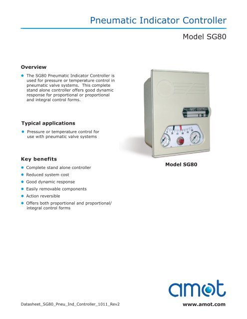 Pneumatic Indicator Controller - Amot
