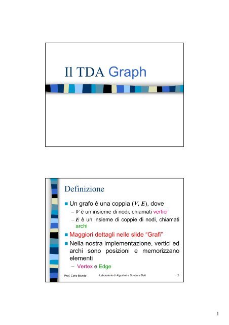 Il TDA Graph